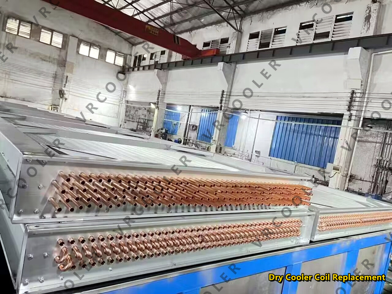 Production of Custom Dry Cooler Coil Replacement Project Completed ...