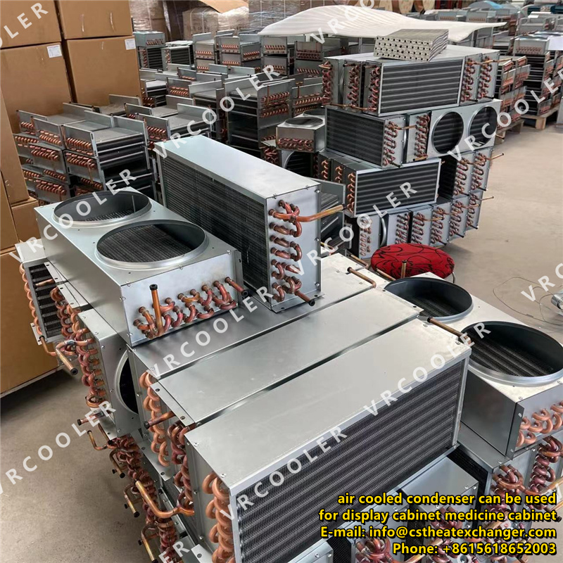 air cooled condenser can be used for display cabinet medicine cabinet ...